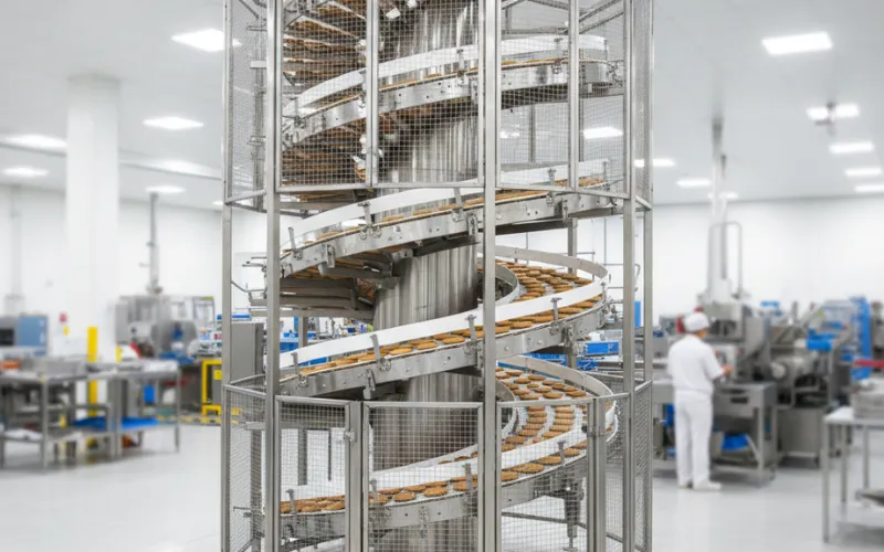 Spiral vs. Multi-Tier Cooling Conveyors: Which Saves More Floor Space? - EverSmart